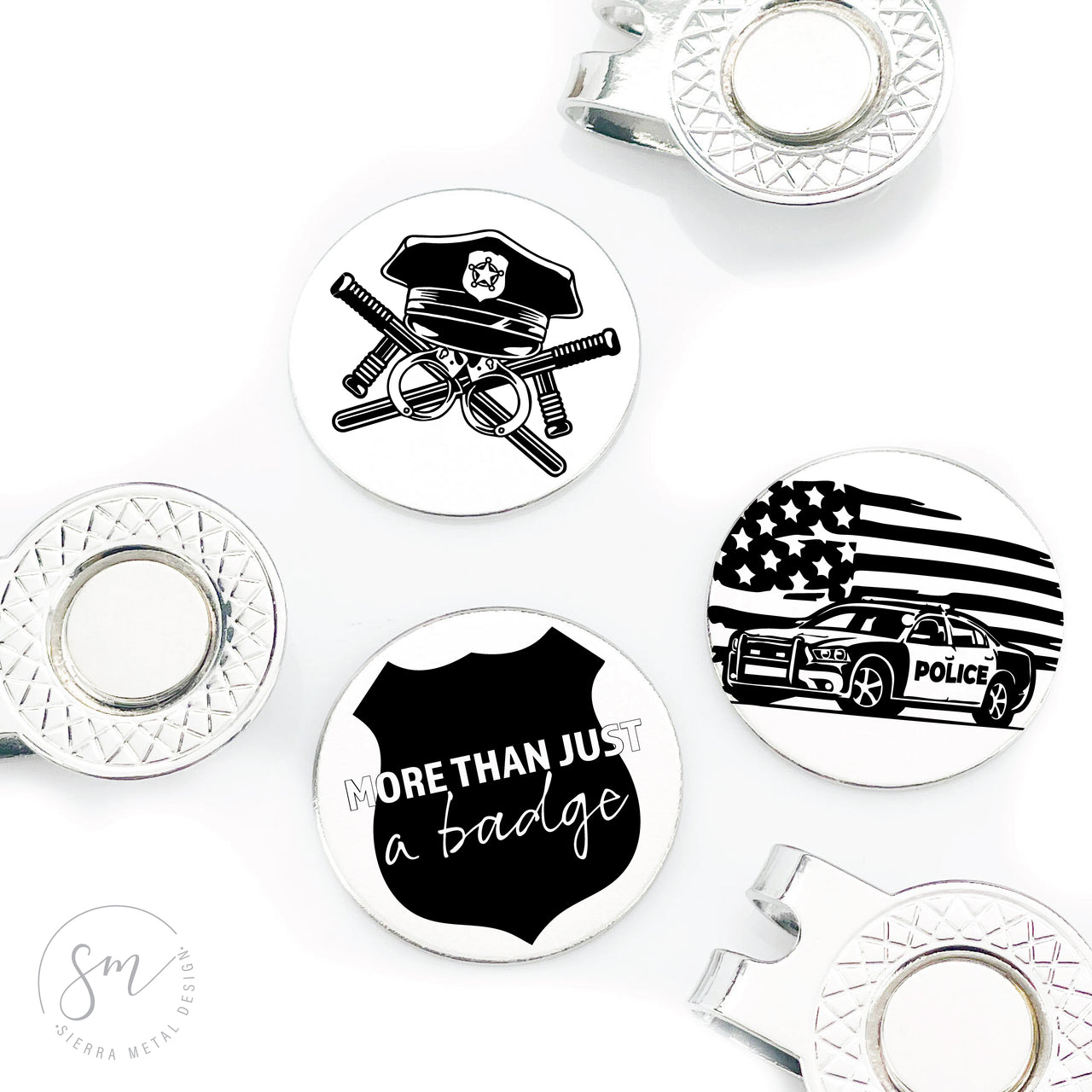 Police Golf Ball Marker Set of 3 – Sierra Metal Design